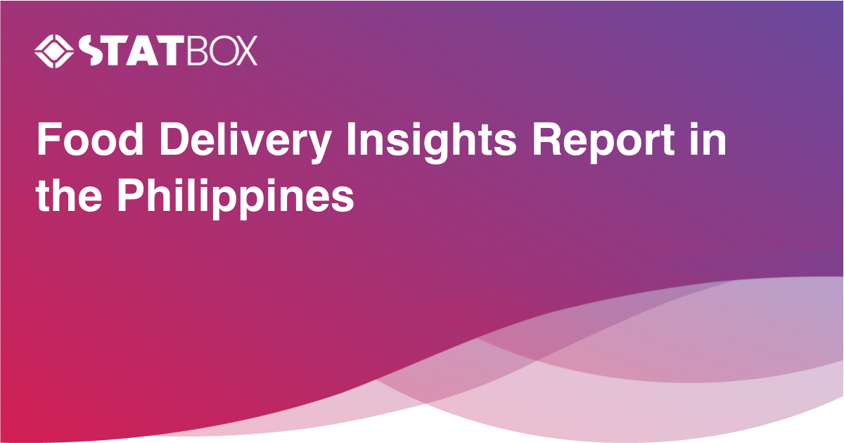 Food Delivery in the Philippines | Insights Report Hub | TGM StatBox